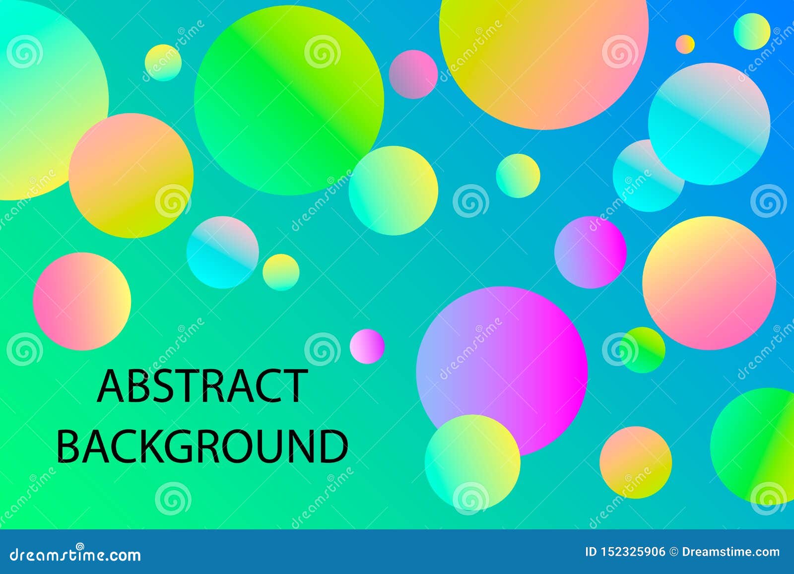 Rainbow Colors Balls Background. Vector Illustration. Eps10 Stock ...