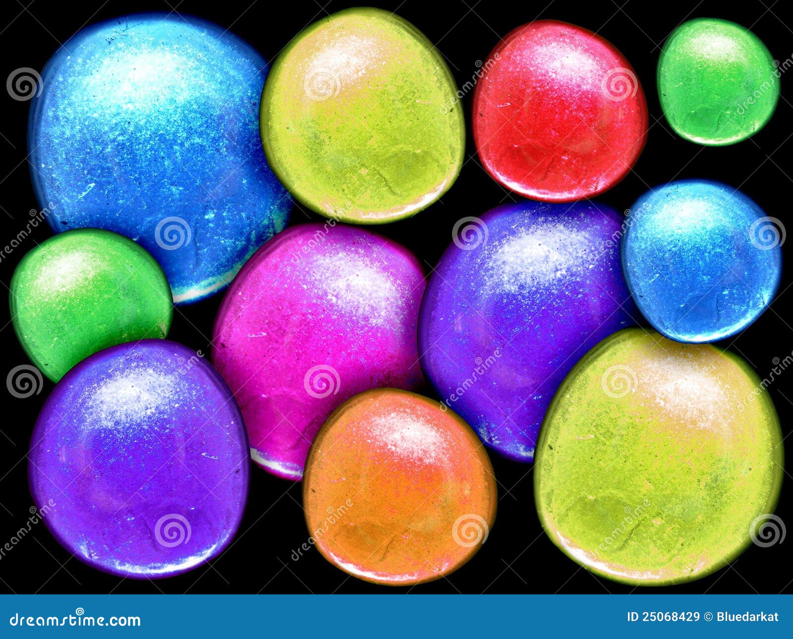 Rainbow Colors Bright Stones Background Stock Image - Image of bright ...