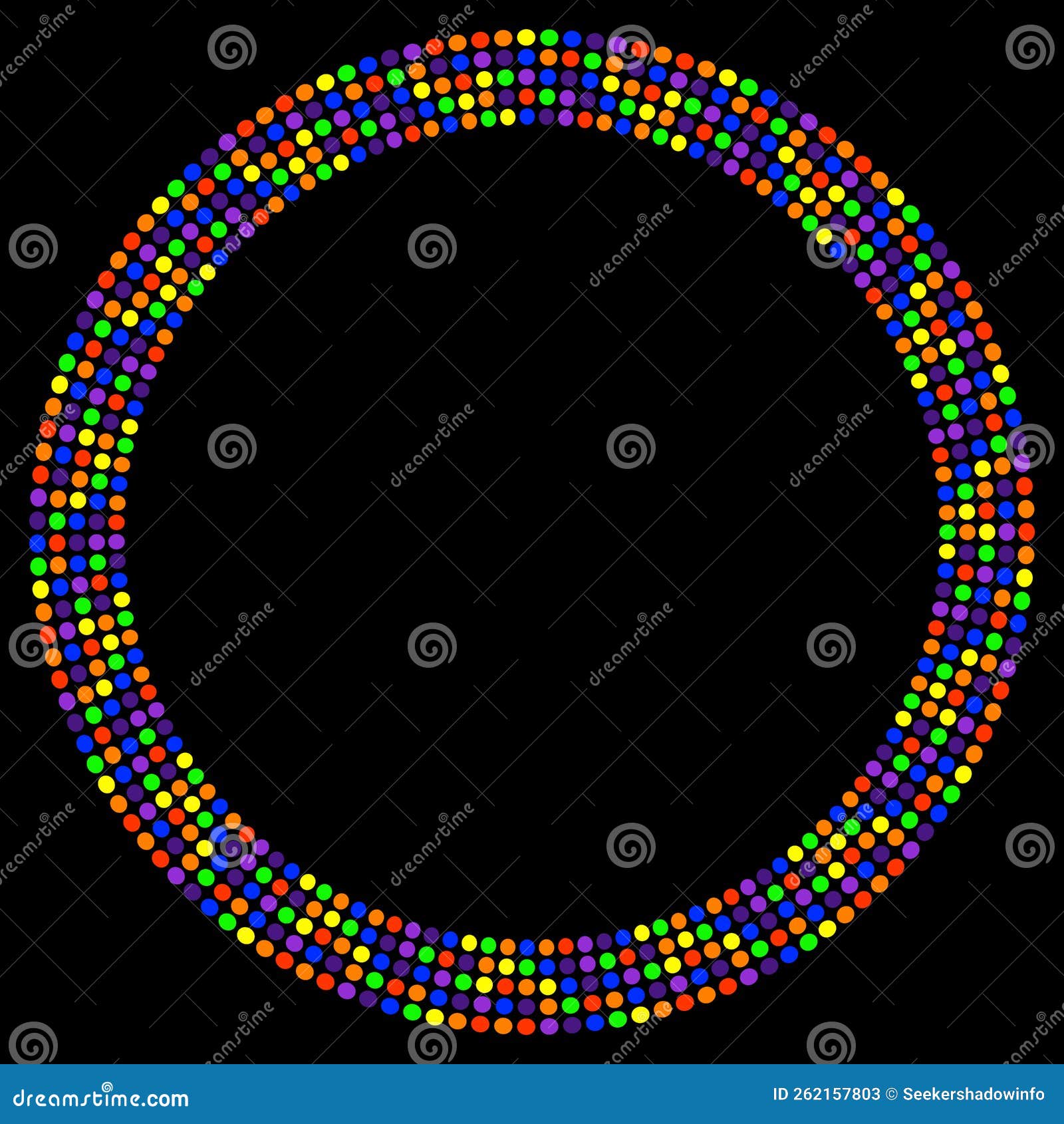 Colorful Point Perforated Halftone Title Page Templates Vector Series ...