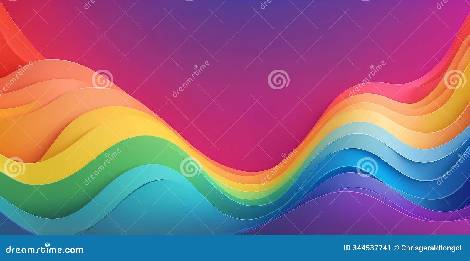 Rainbow Colors Grainy Gradient Smooth Transition Backg Ai Generated ...