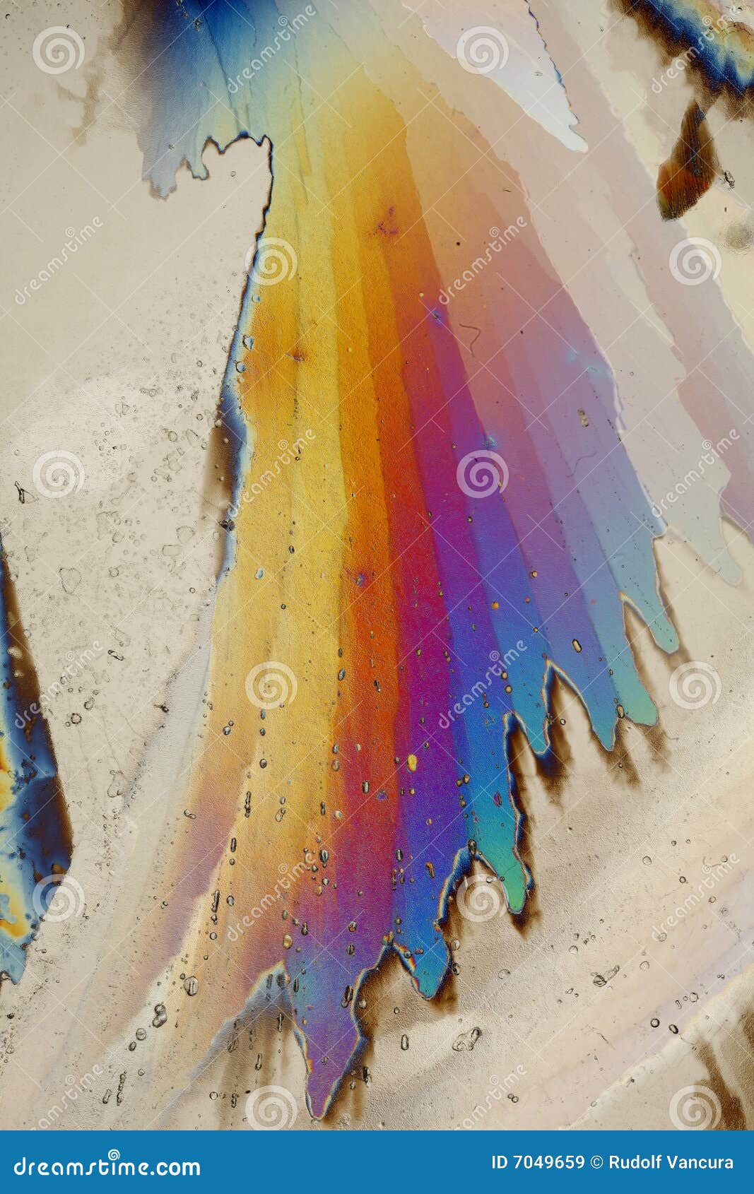 Rainbow colors in ice stock image. Image of colors, close - 7049659