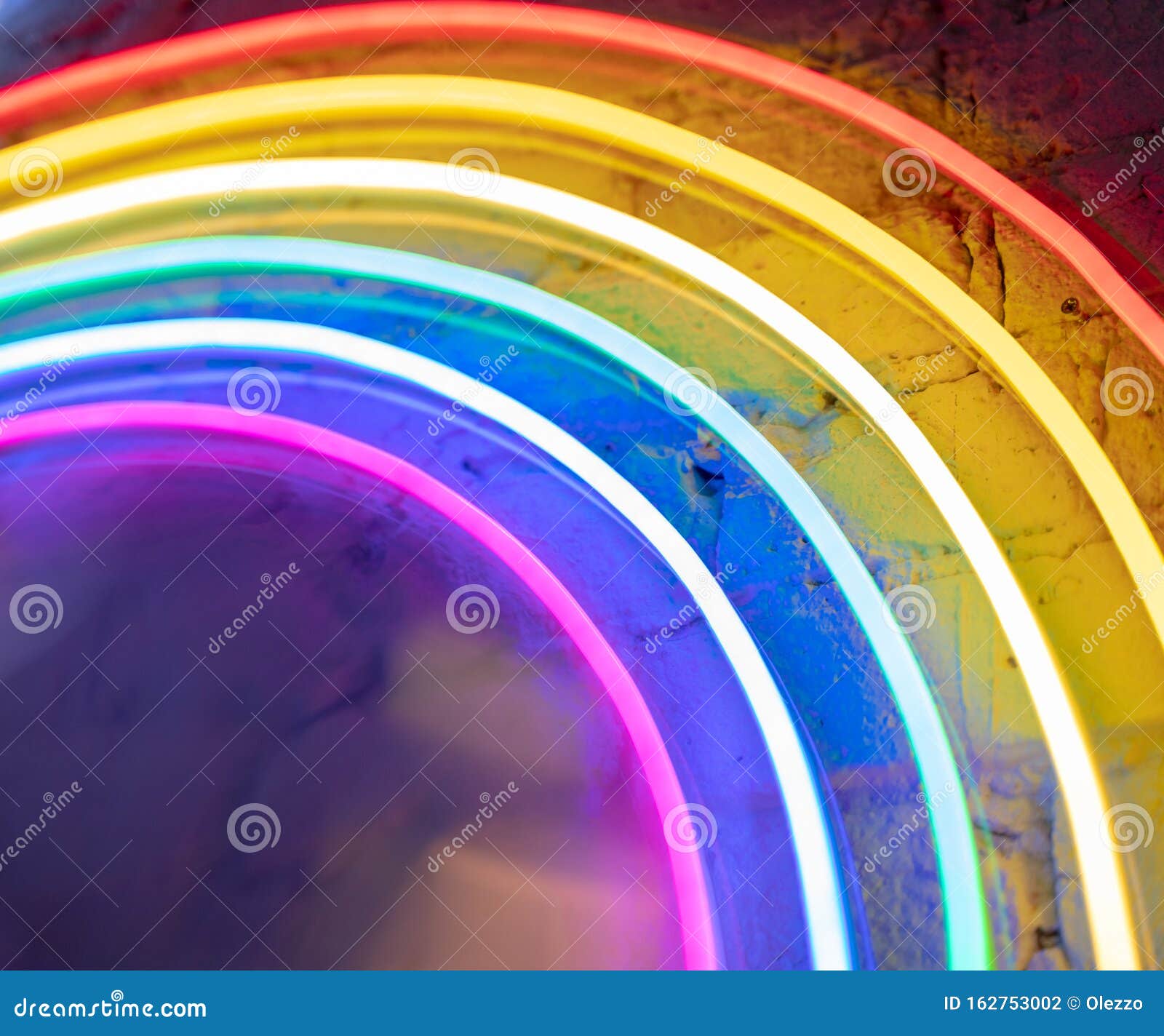 Rainbow Colors Neon Background, Abstract Festive Modern Vibrant Texture ...