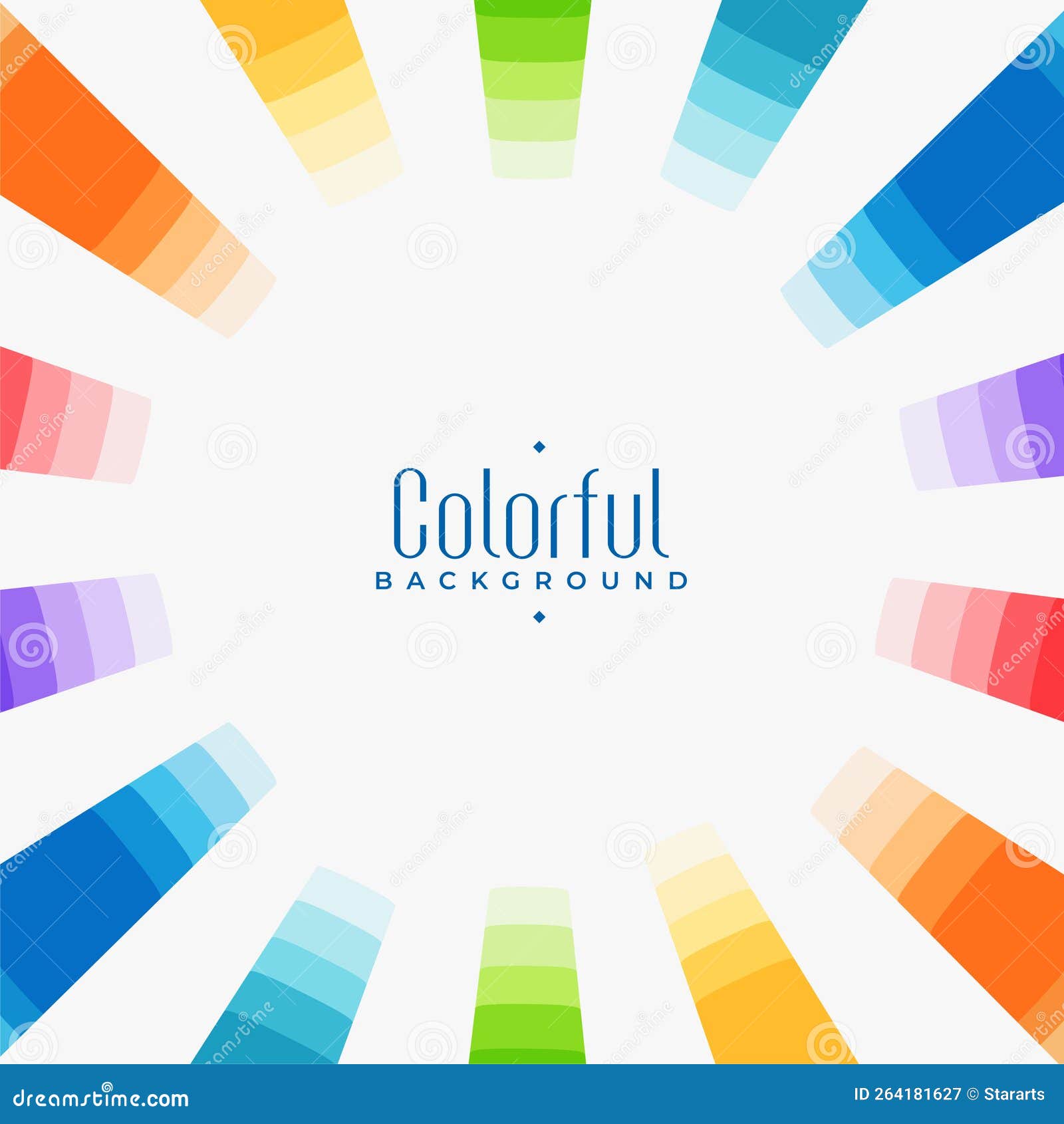 Rainbow Colors Stripes Abstract Background Vector Illustration Stock ...