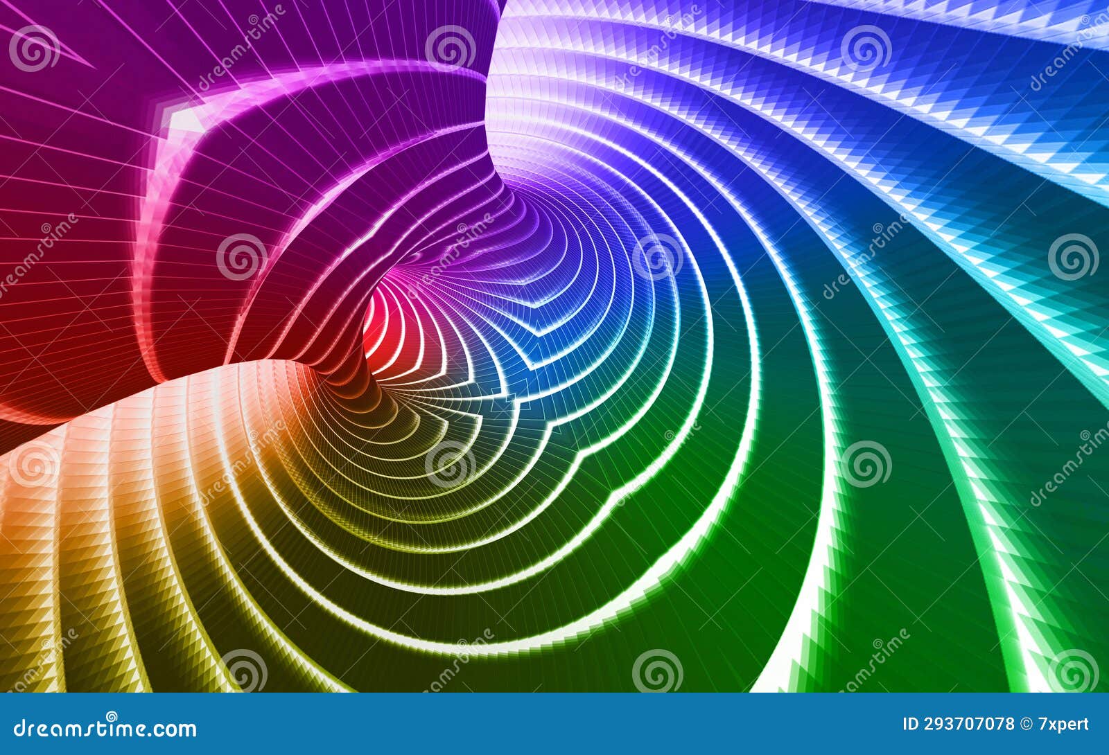 Rainbow Colors Technology Background Stock Illustration - Illustration ...