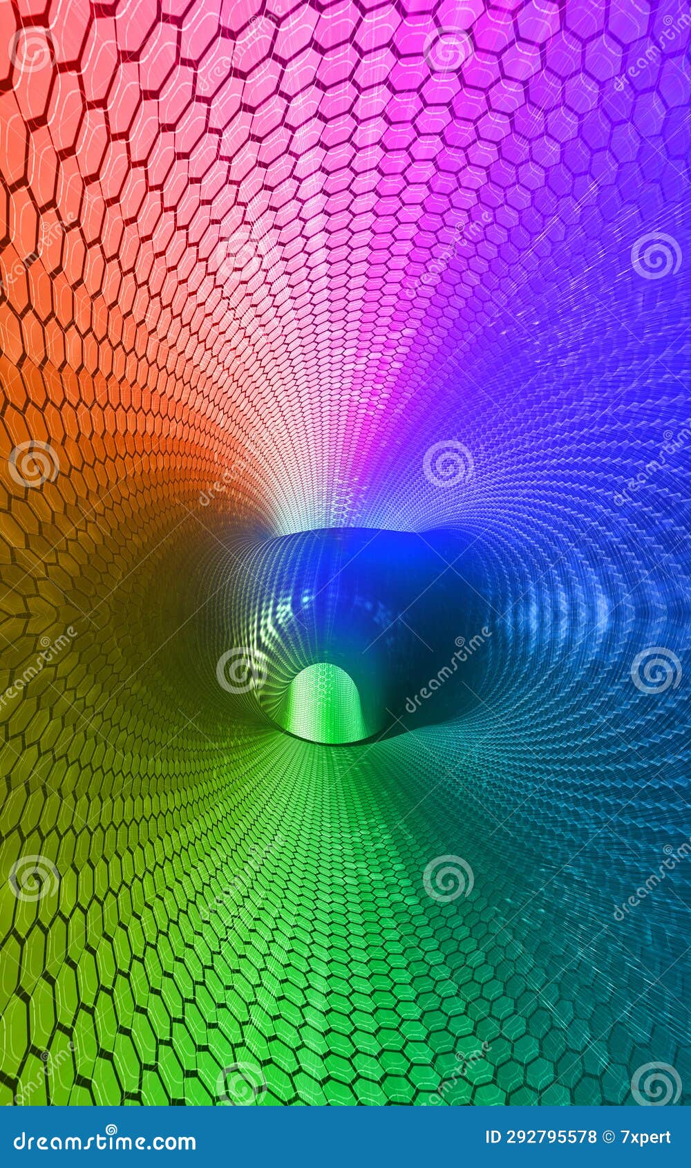 Rainbow Colors Technology Background Vertical Stock Illustration ...