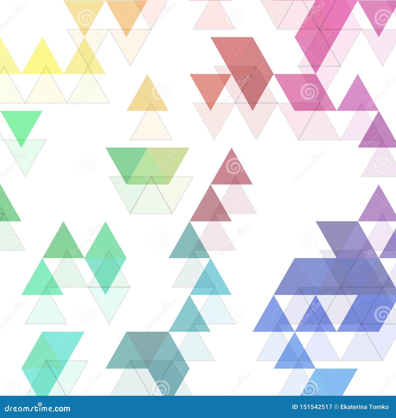 Rainbow Colors Triangular Vector Pattern. Abstract Background Eps 10 ...