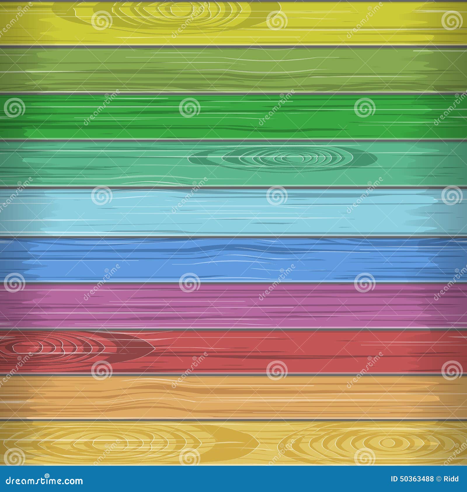 Rainbow Colors Wooden Plane Texture Stock Illustration - Illustration ...