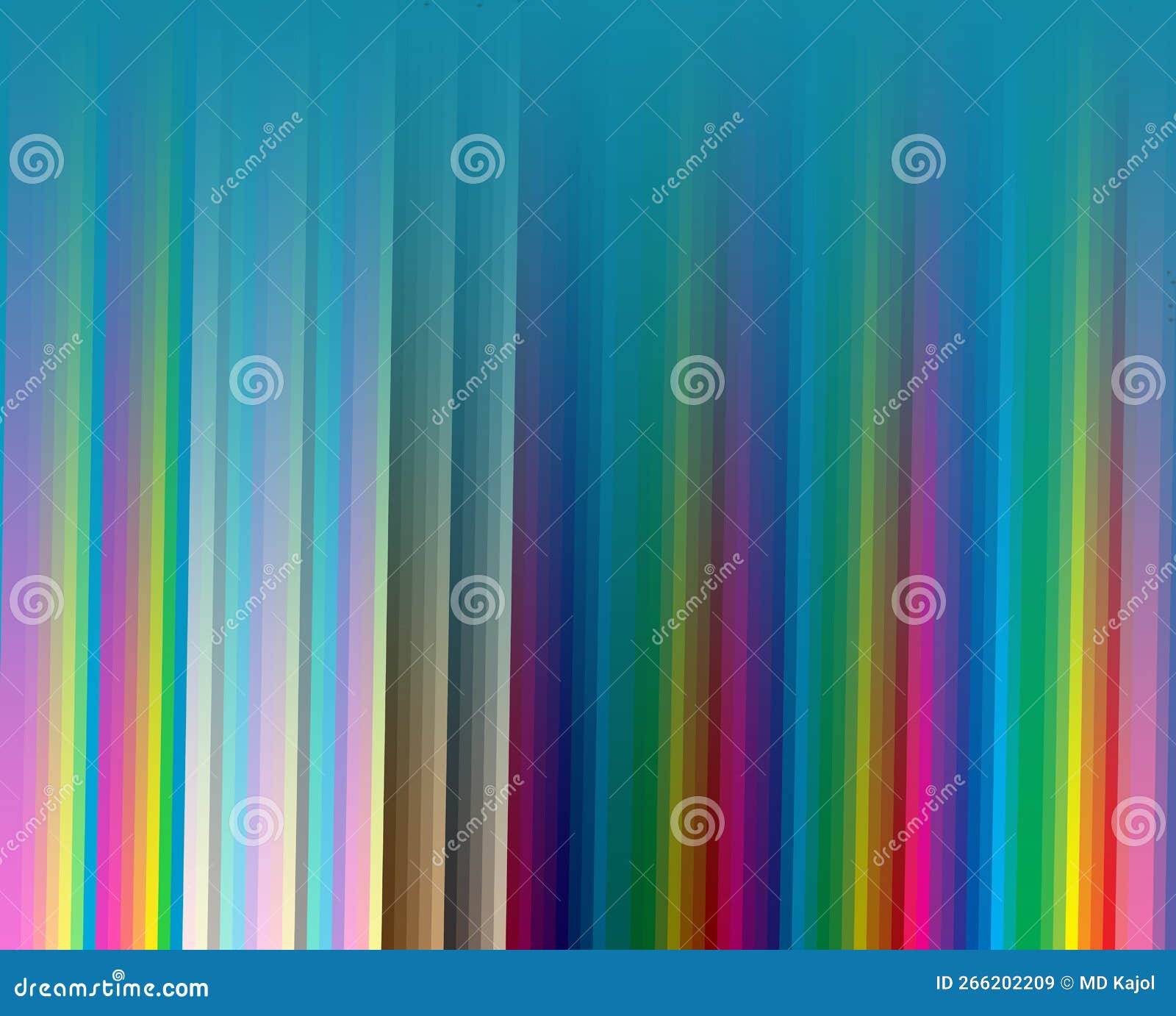 Rainbow Colour Abstract Make by Adobe Photoshop Stock Illustration ...