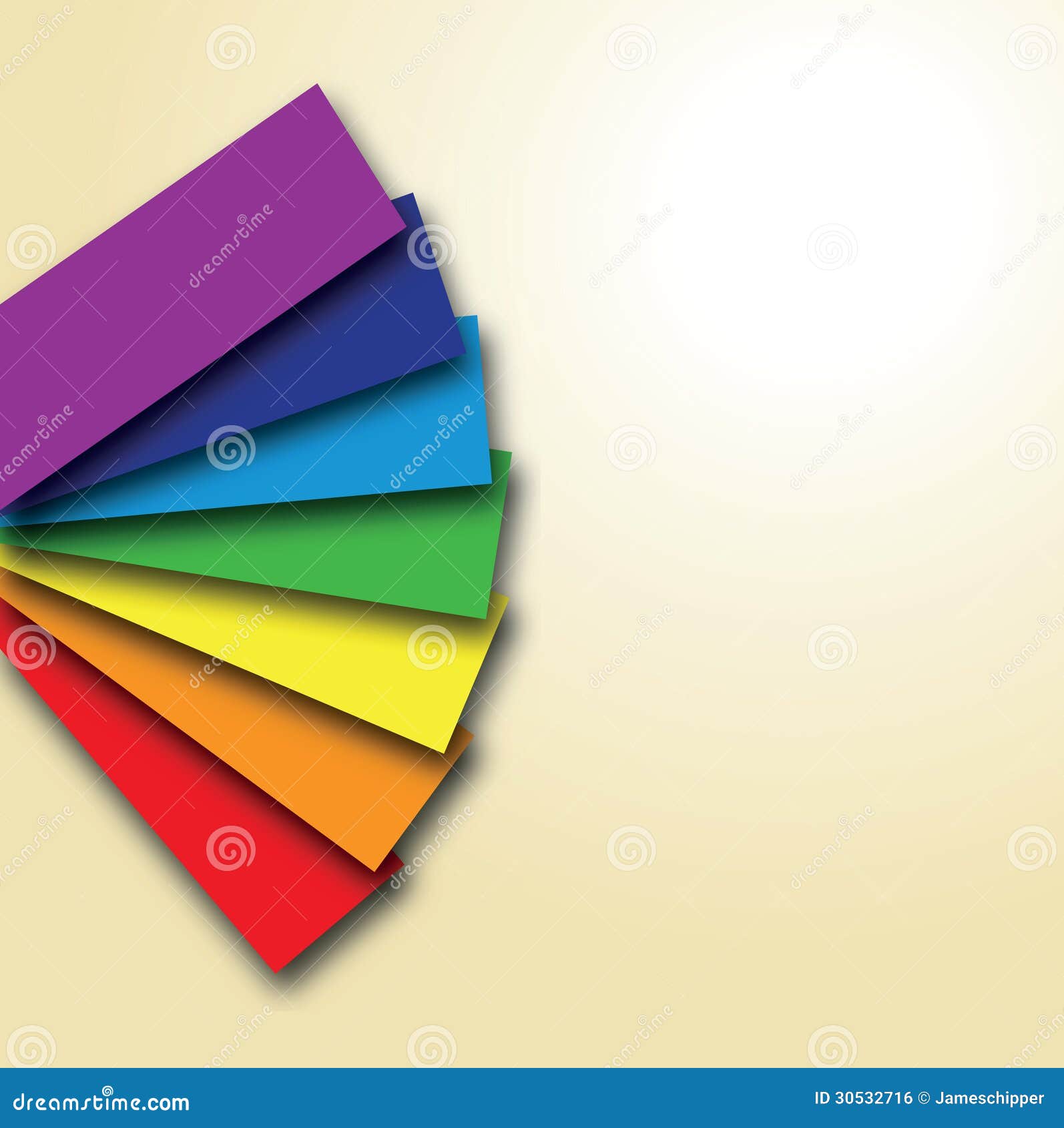 A rainbow colour book stock illustration. Illustration of collection ...
