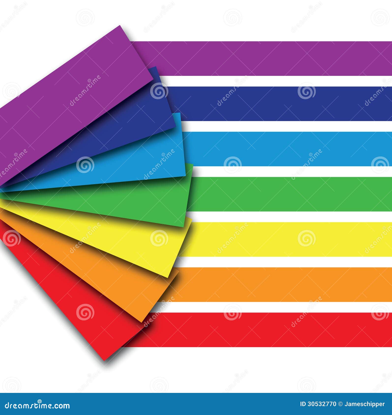 Rainbow Colour Building Toy Blocks 3D Royalty-Free Stock Image ...