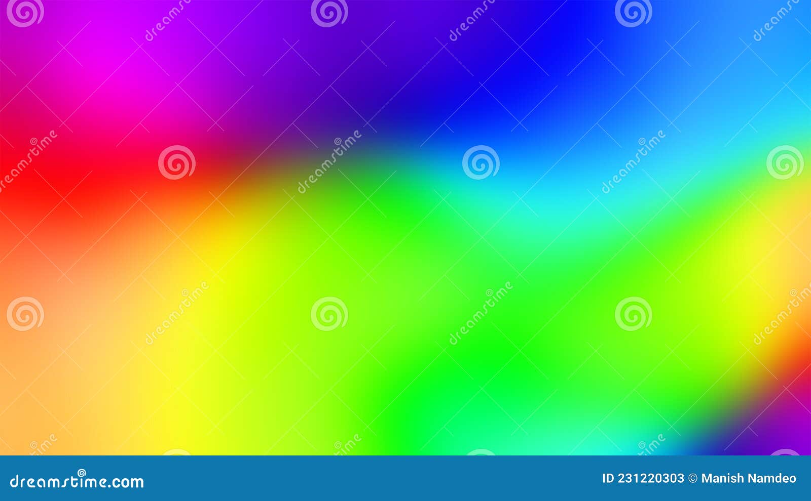 Rainbow Colour Gradient Background Stock Illustration - Illustration of ...
