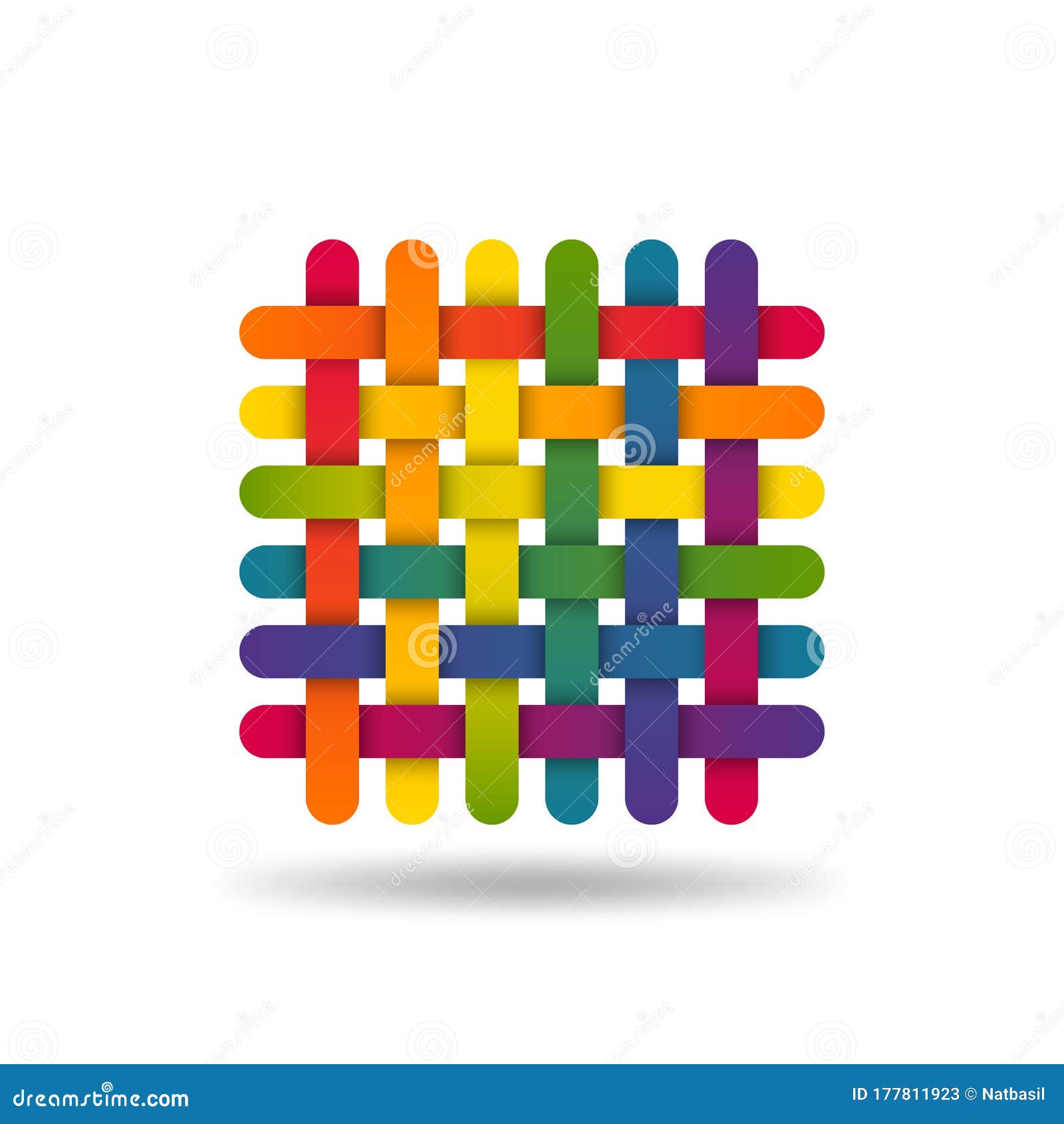 Rainbow Coloured Spiritual Words Artwork Banner Royalty-Free Stock ...