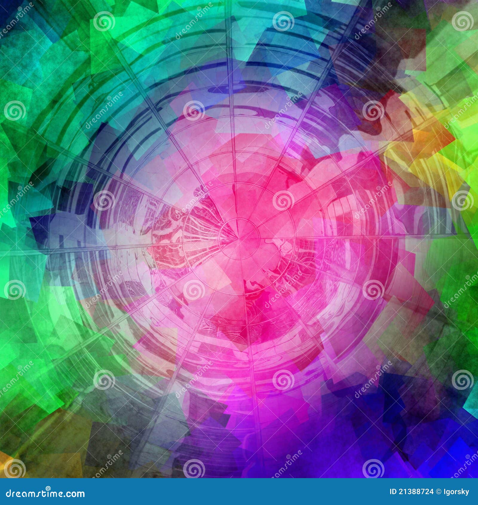 Rainbow Computer Rendered Abstract , Stock Illustration - Illustration ...