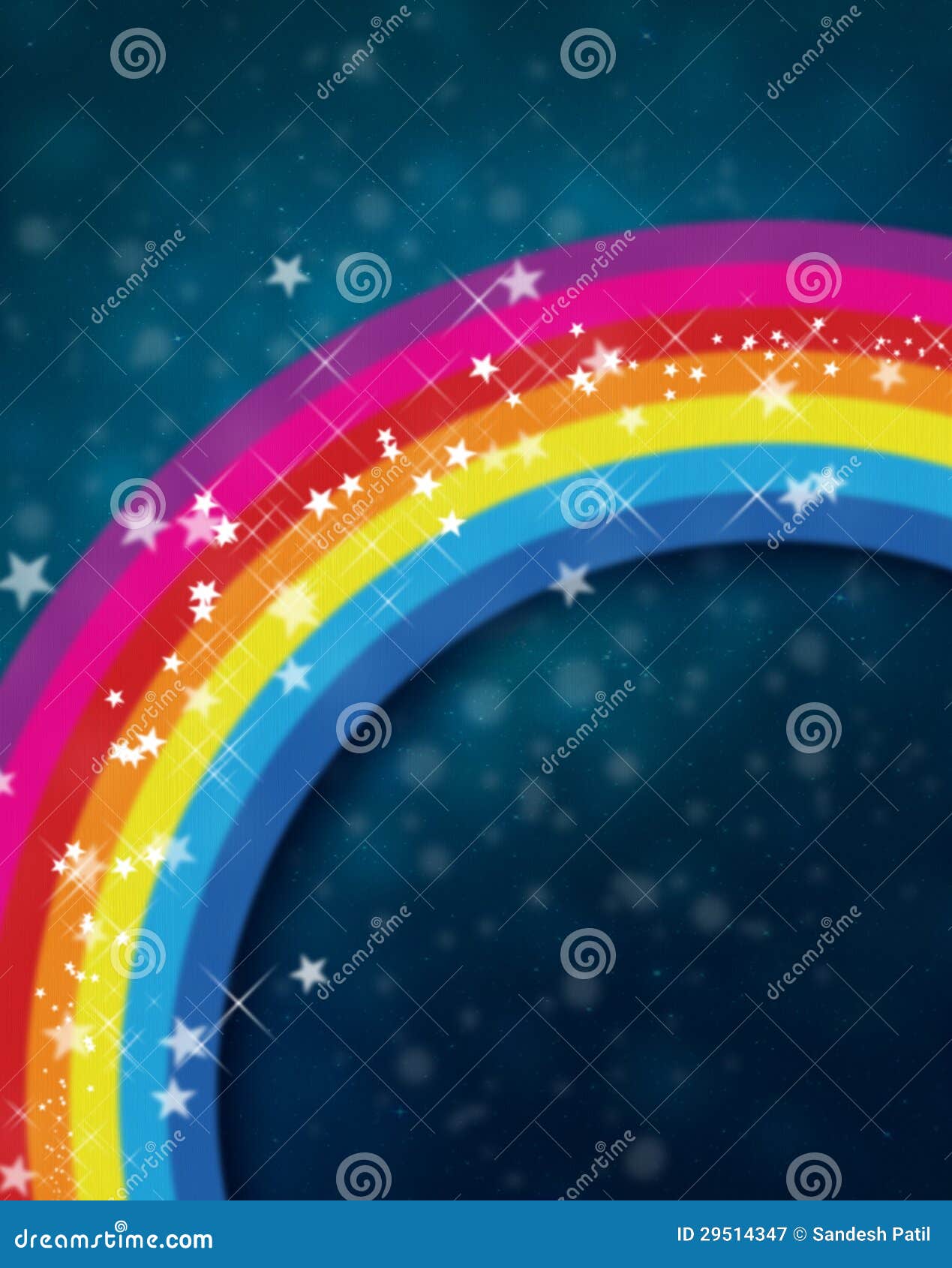 Rainbow Concept stock illustration. Illustration of glare - 29514347