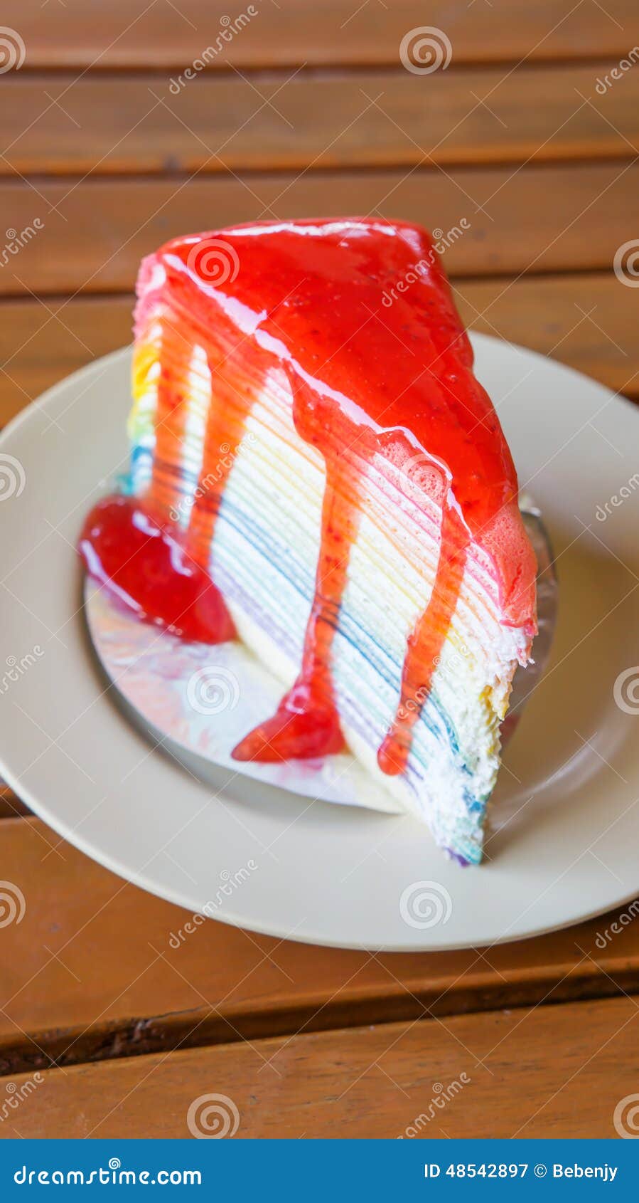 Rainbow Crape Cake Royalty-Free Stock Photography | CartoonDealer.com ...