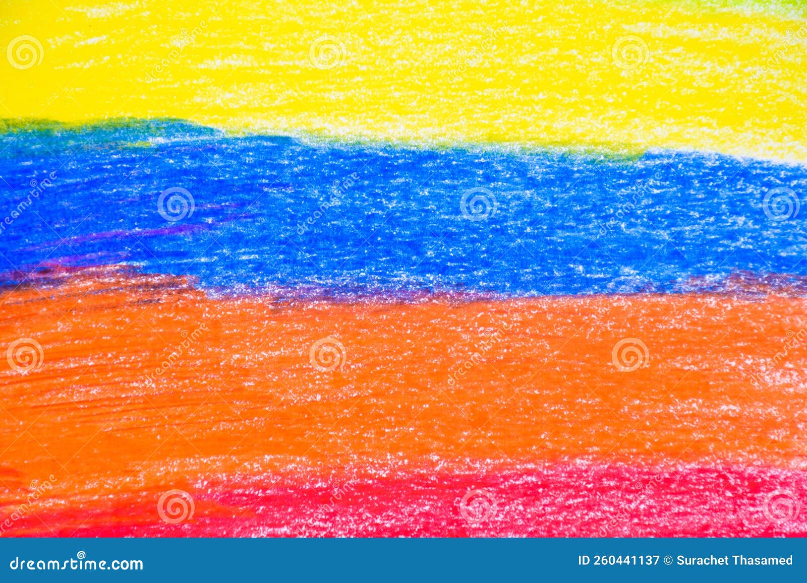 Rainbow Crayon Texture Background. Colorful Background Stock Image ...