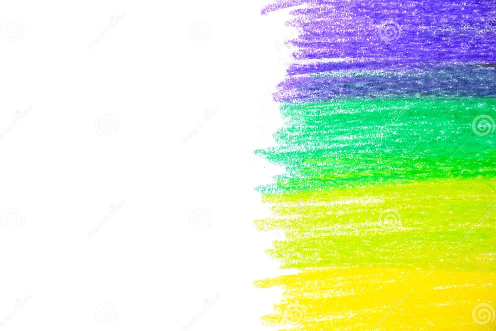 Rainbow Crayon Texture Background. Colorful Background Stock Image ...