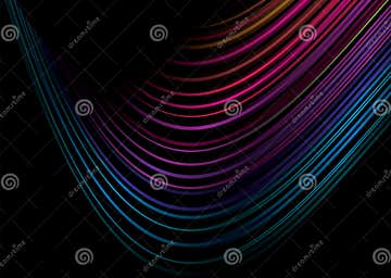 Rainbow crazy swirl stock vector. Illustration of flow - 6893921