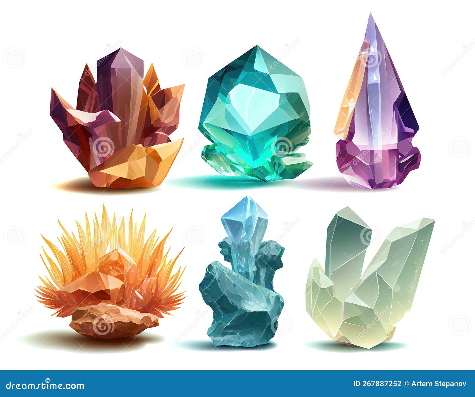 Rainbow Crystal Isolated, Color Stone, Rainbow Gem, Generative Ai ...