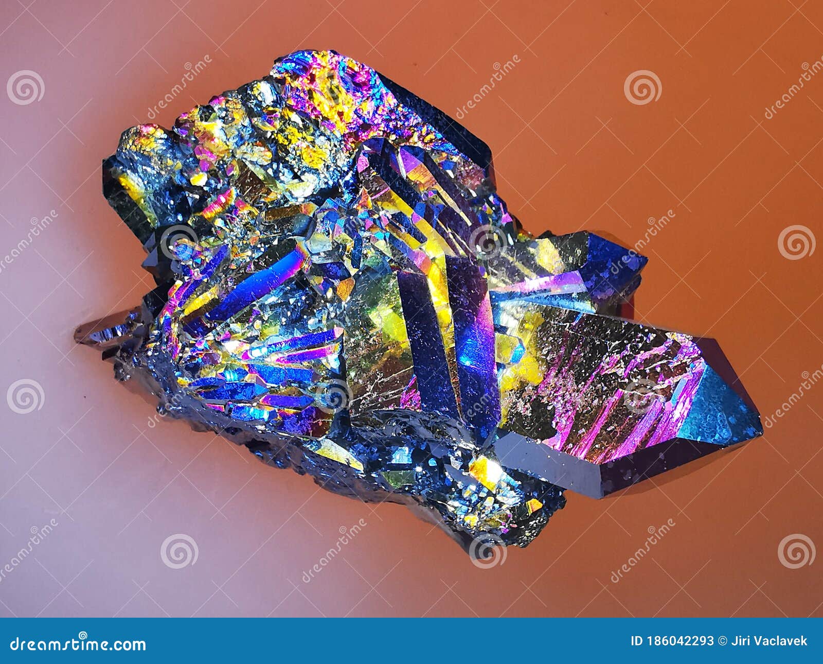 Rainbow Crystal Texture Royalty-Free Stock Photography | CartoonDealer ...