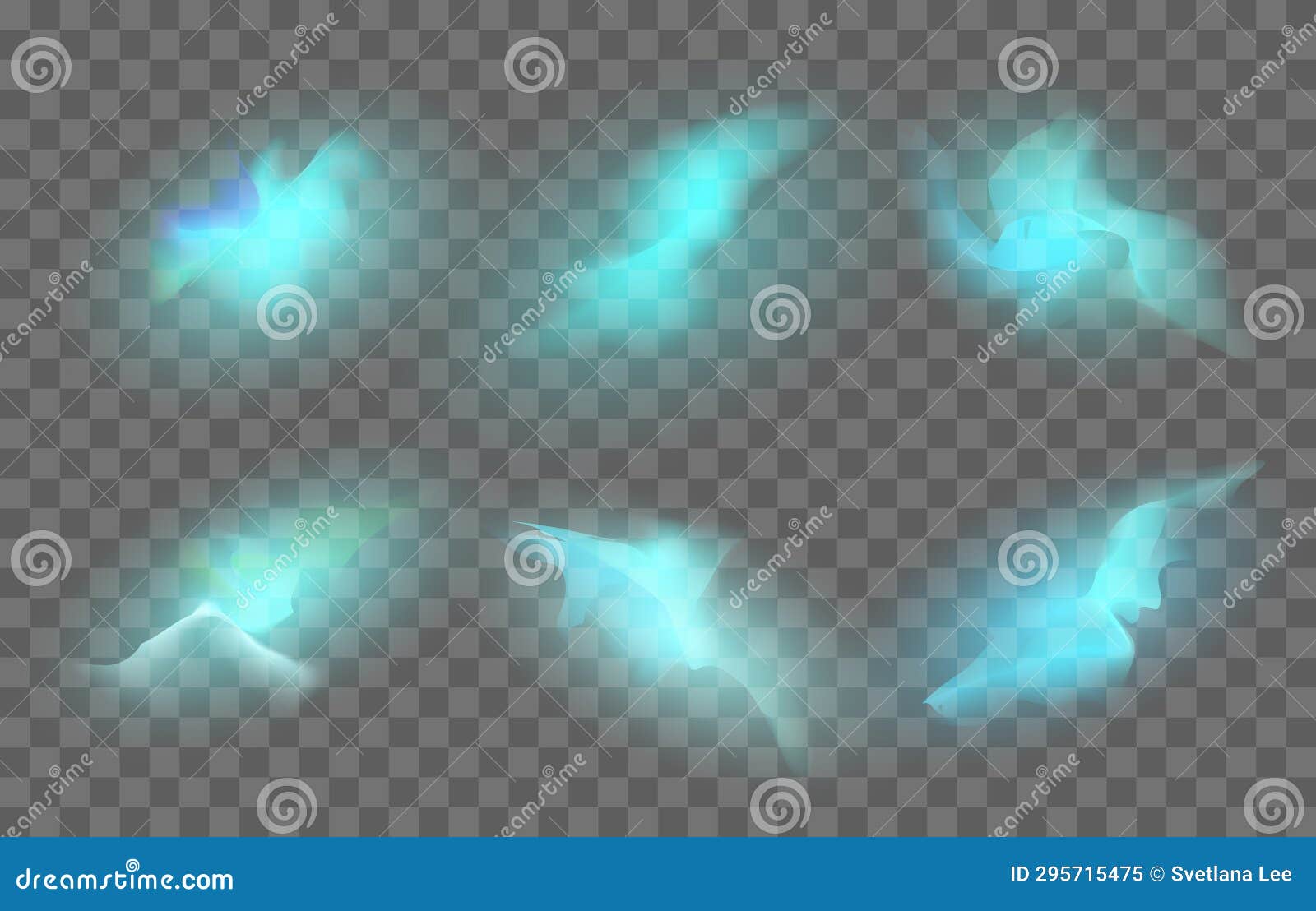 Rainbow Crystal Reflection Effect. Shimmer and Shine Stock Vector ...