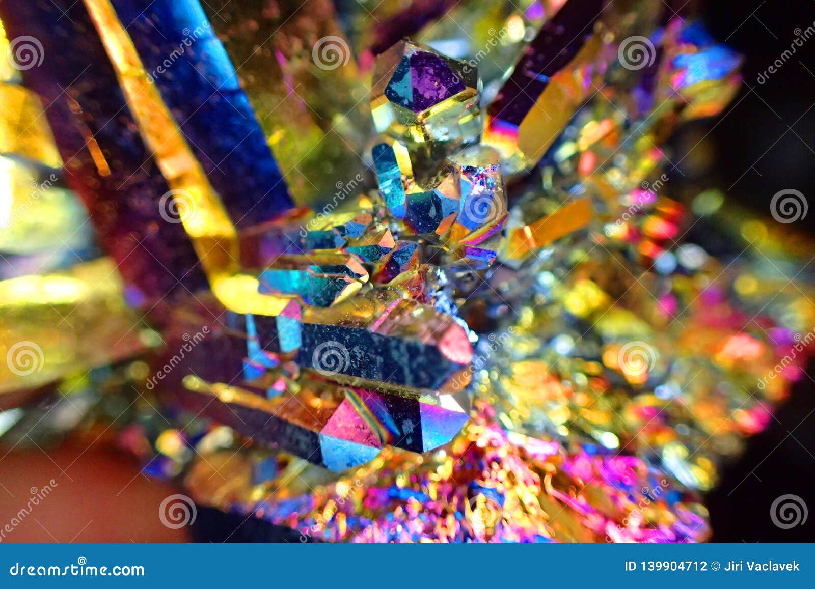 Rainbow crystal texture stock photo. Image of texture - 139904712