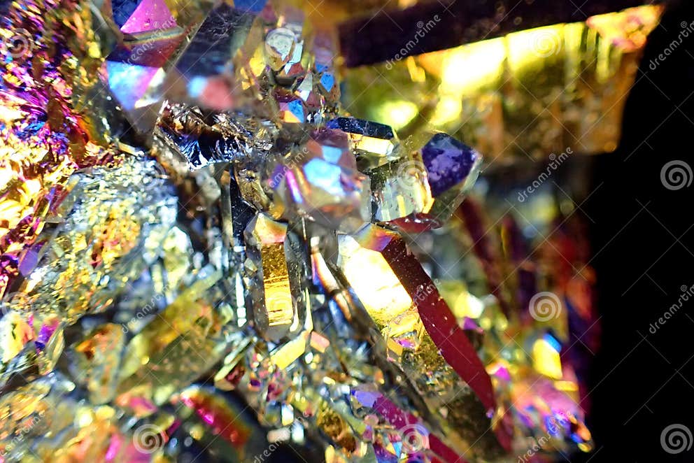 Rainbow crystal texture stock photo. Image of mineralogy - 139904736