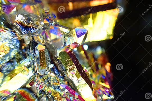 Rainbow crystal texture stock image. Image of macro - 139904759