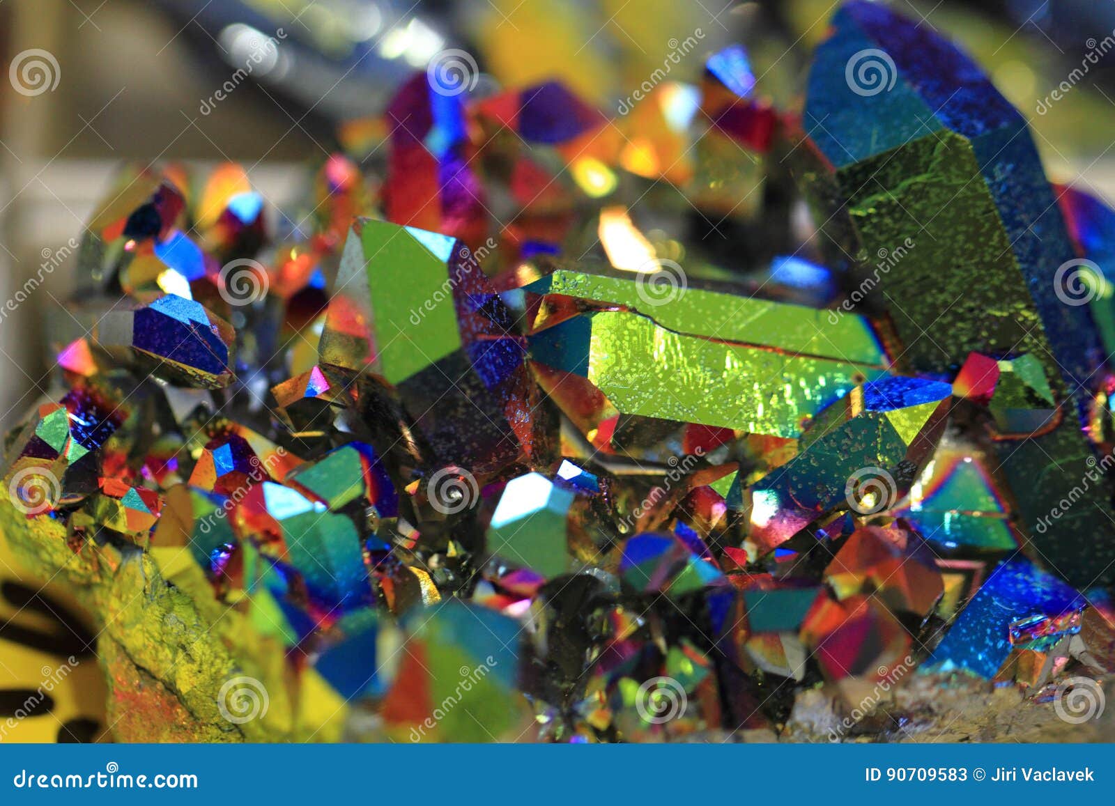 Rainbow Crystal Texture Royalty-Free Stock Photography | CartoonDealer ...