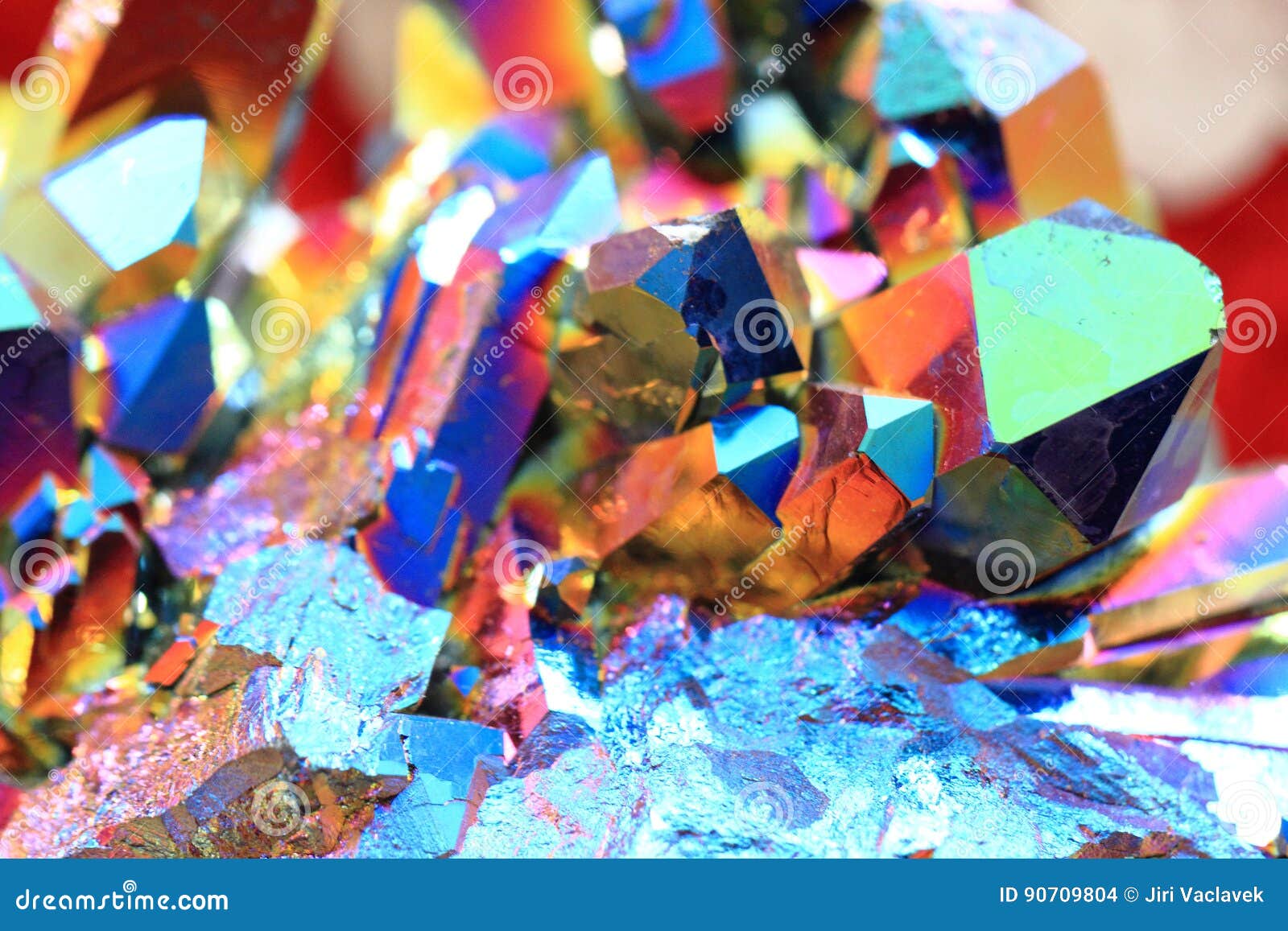 Rainbow Crystal Texture Royalty-Free Stock Photography | CartoonDealer ...