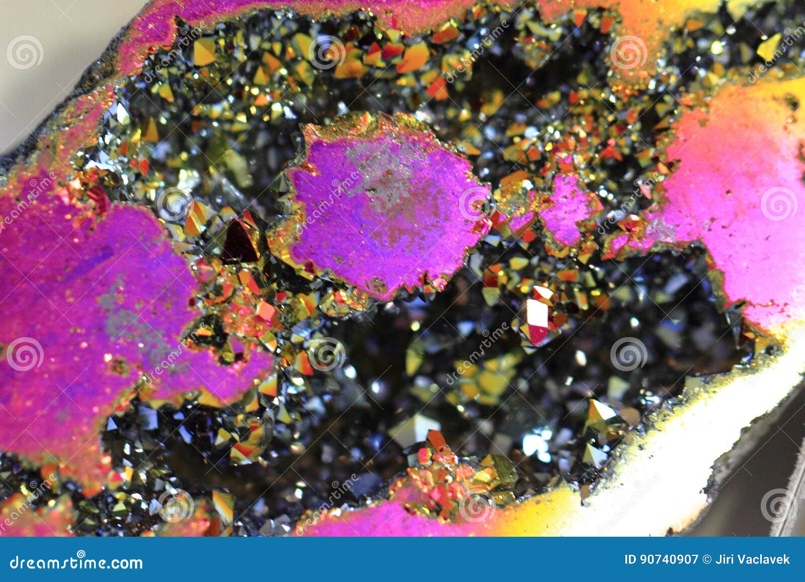 Rainbow crystal texture stock image. Image of rainbow - 90740907