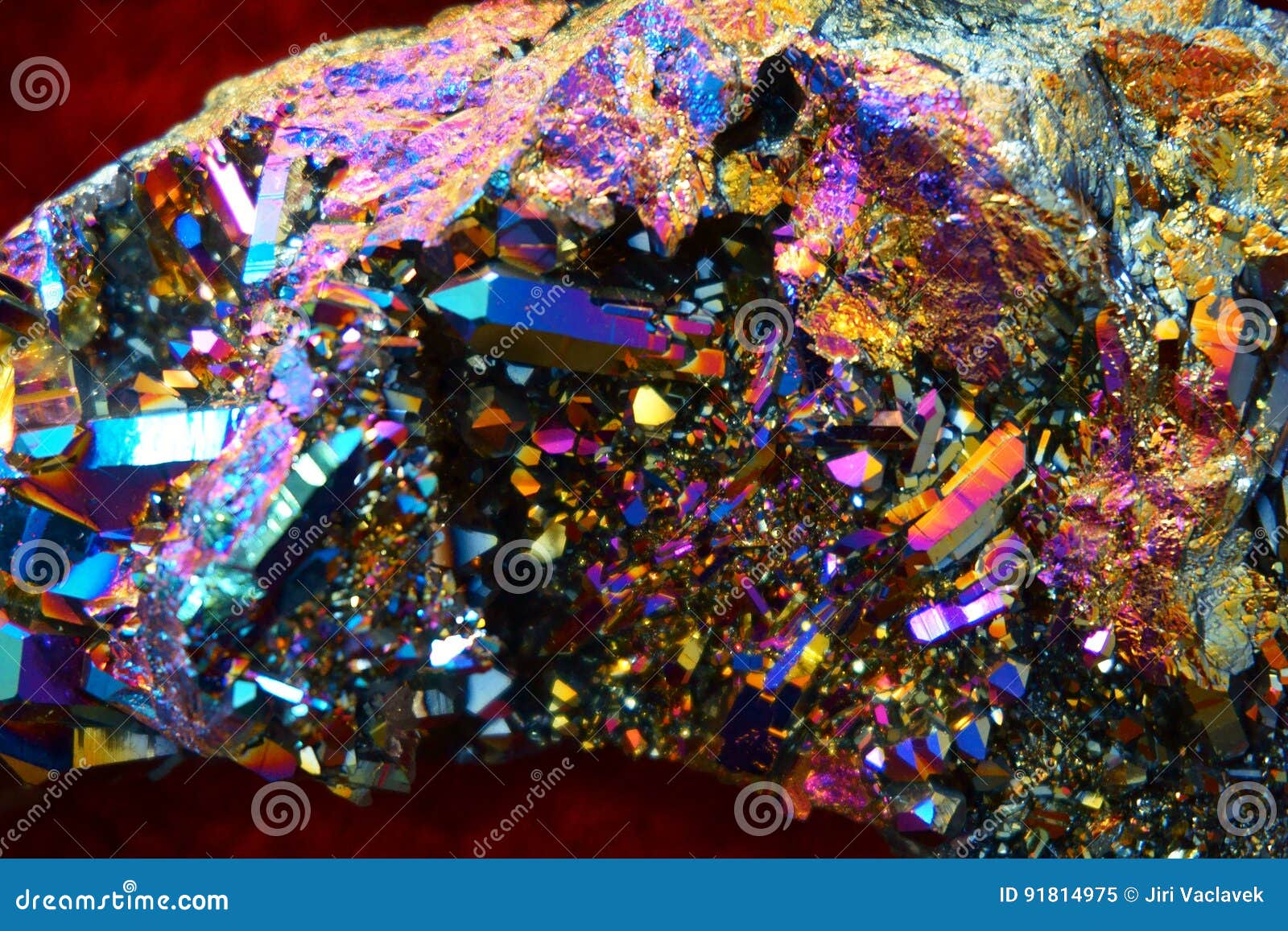 Rainbow Crystal Texture Royalty-Free Stock Photography | CartoonDealer ...