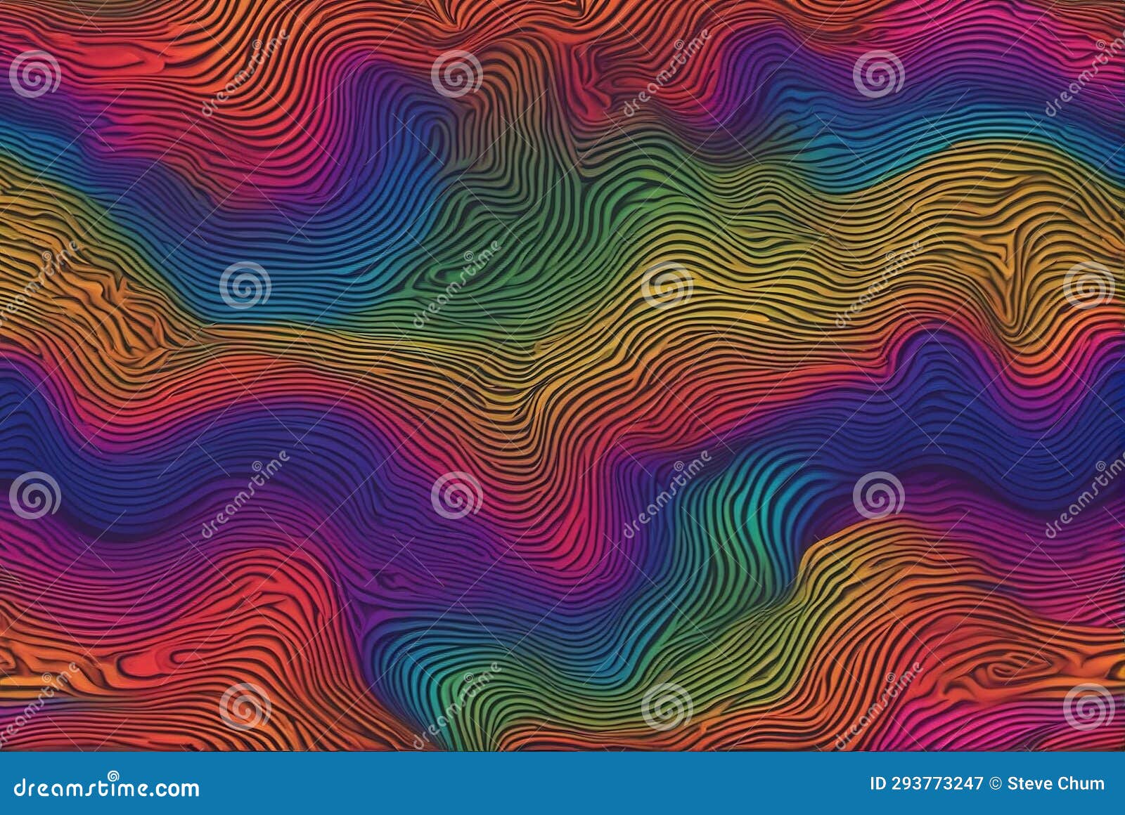 Rainbow Curve Lines Wallpaper Background Stock Illustration ...