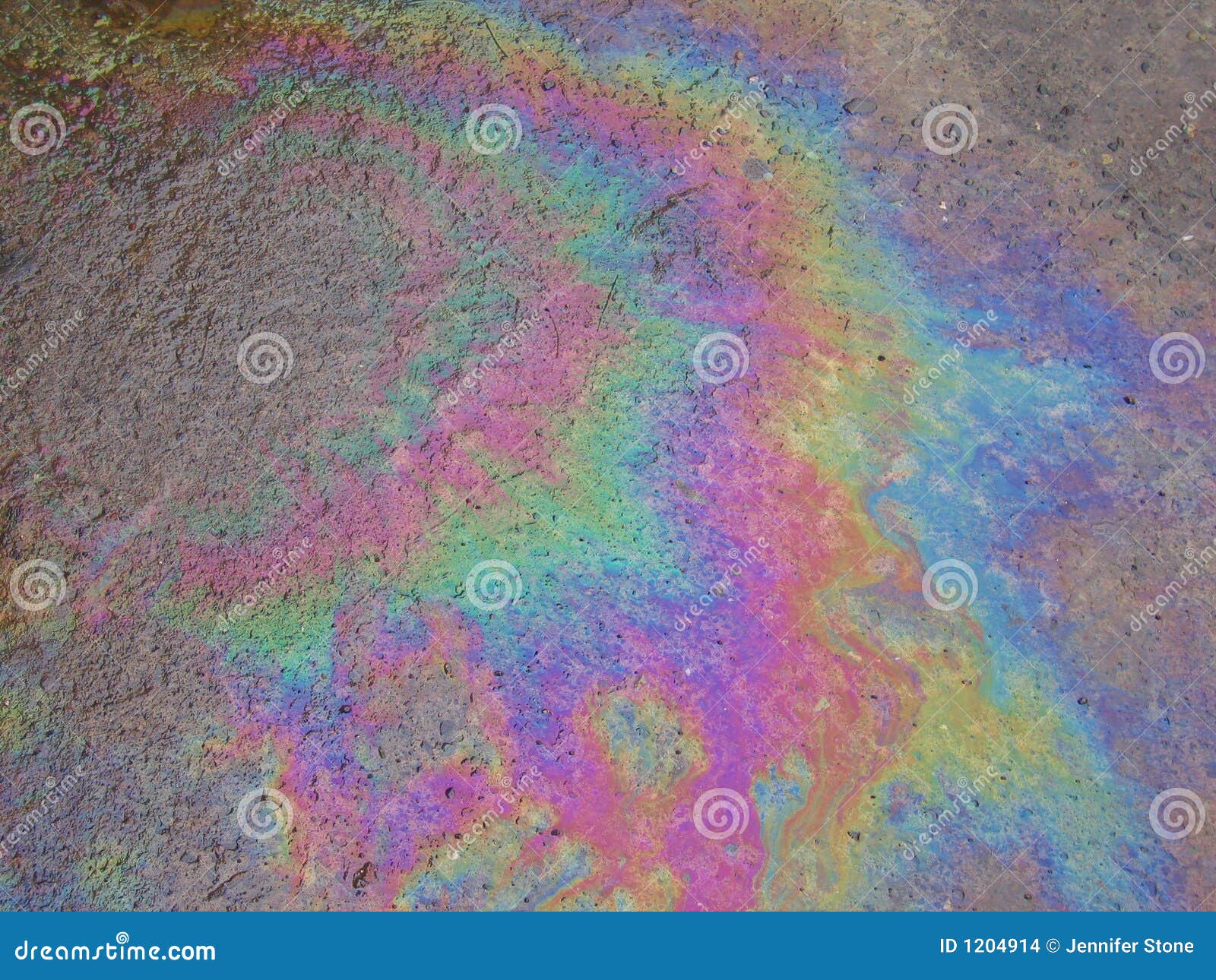 Rainbow della benzina fotografia stock. Immagine di colorato - 1204914