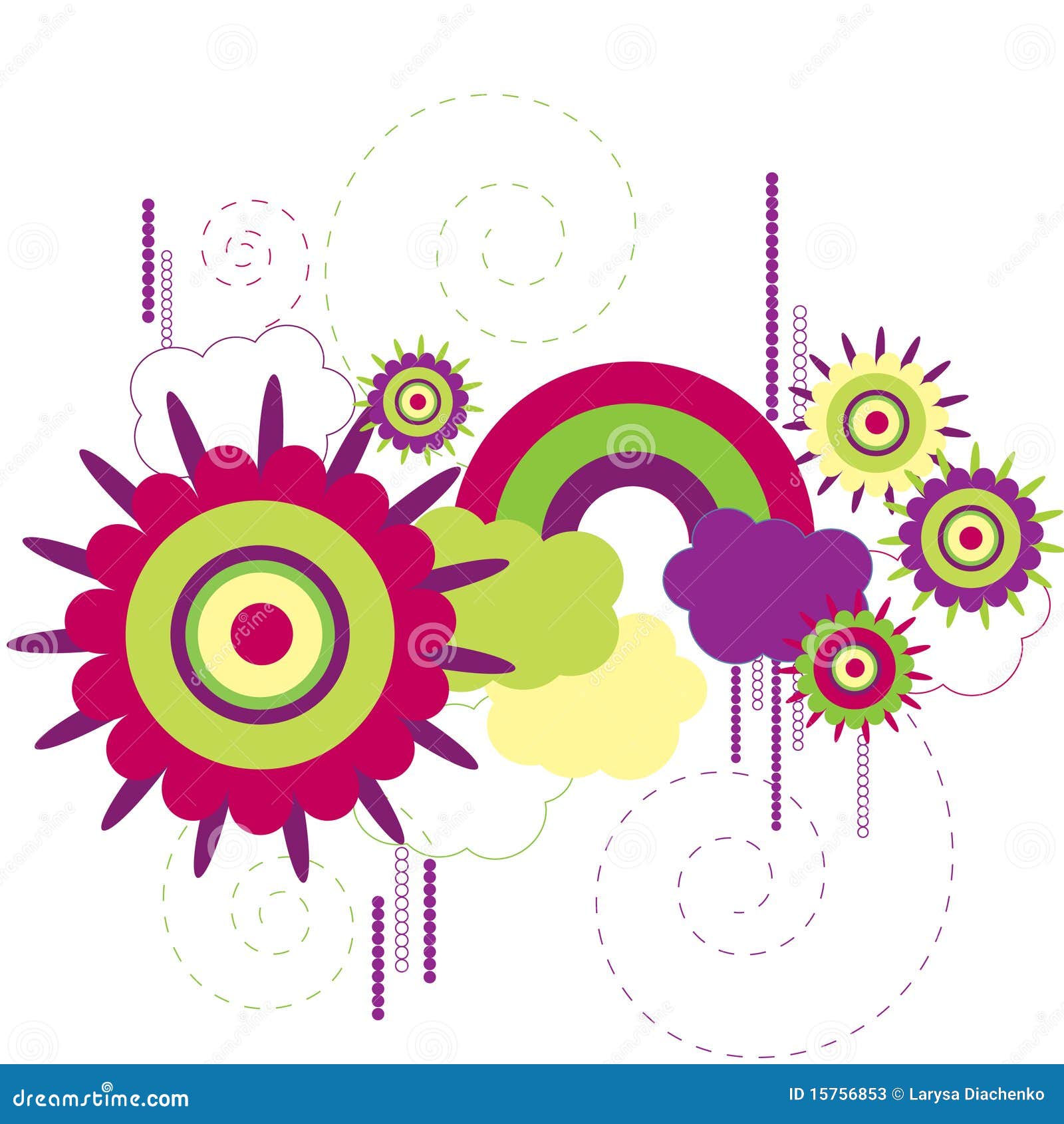 Rainbow design stock vector. Illustration of vector, decor - 15756853