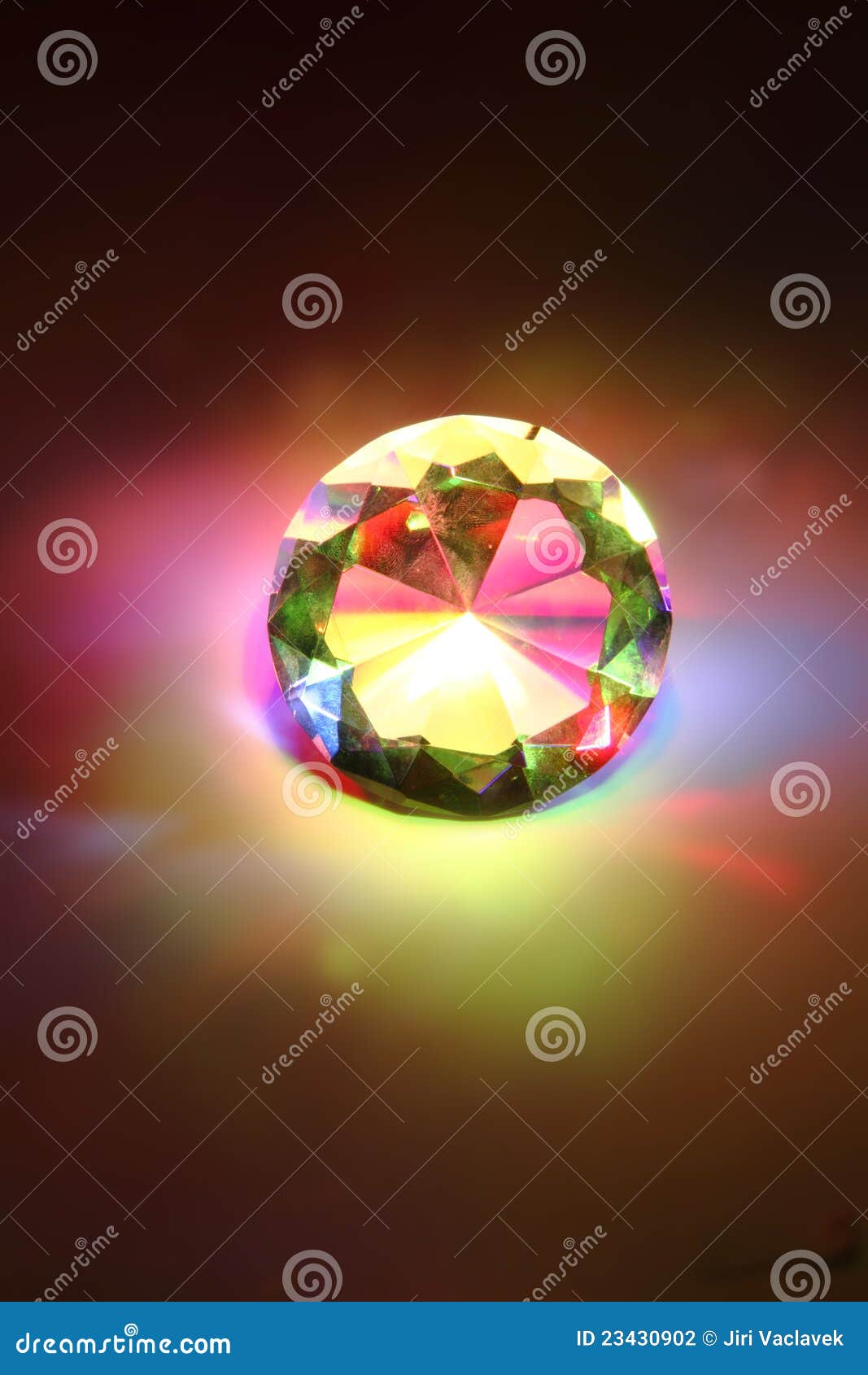 Rainbow diamond stock photo. Image of luxury, brilliant - 23430902