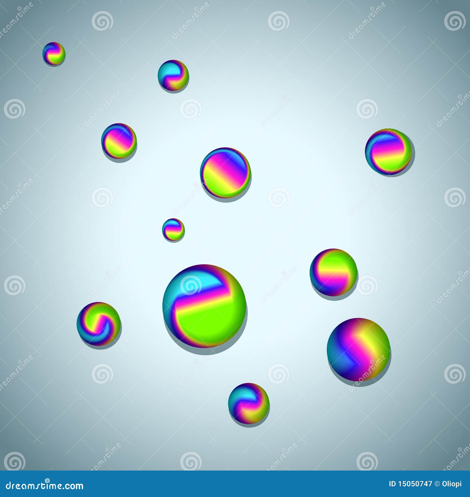 Rainbow dots stock vector. Illustration of rainbow, decoration - 15050747