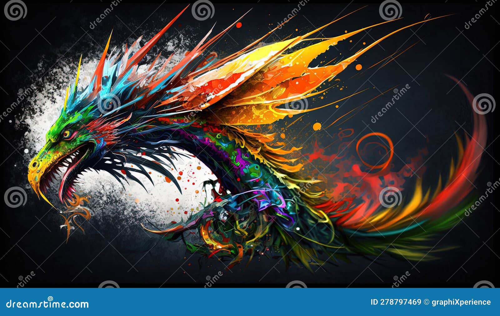 Rainbow Dragon Wallpaper
