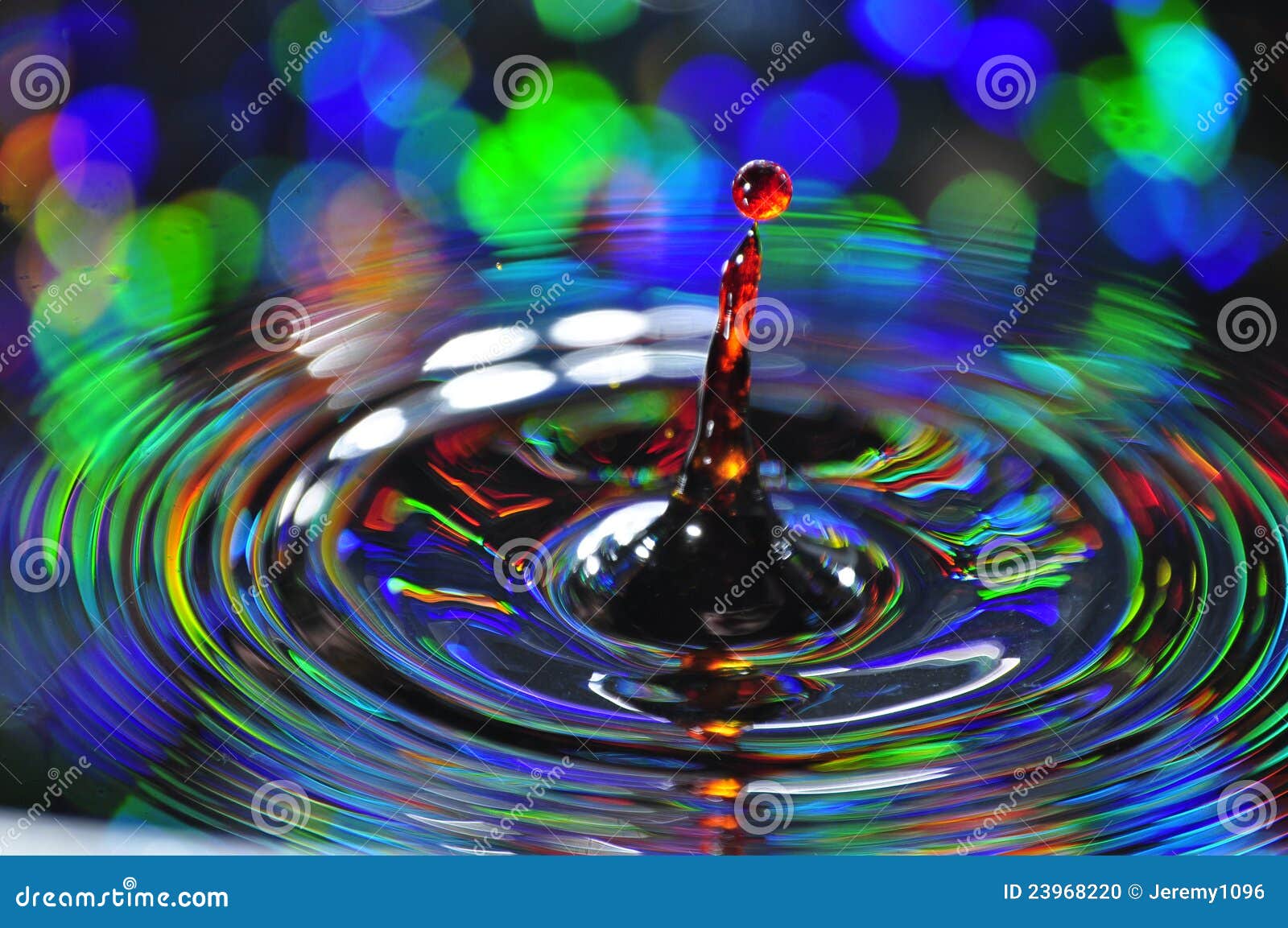 Rainbow drop stock photo. Image of color, drop, rainbow - 23968220