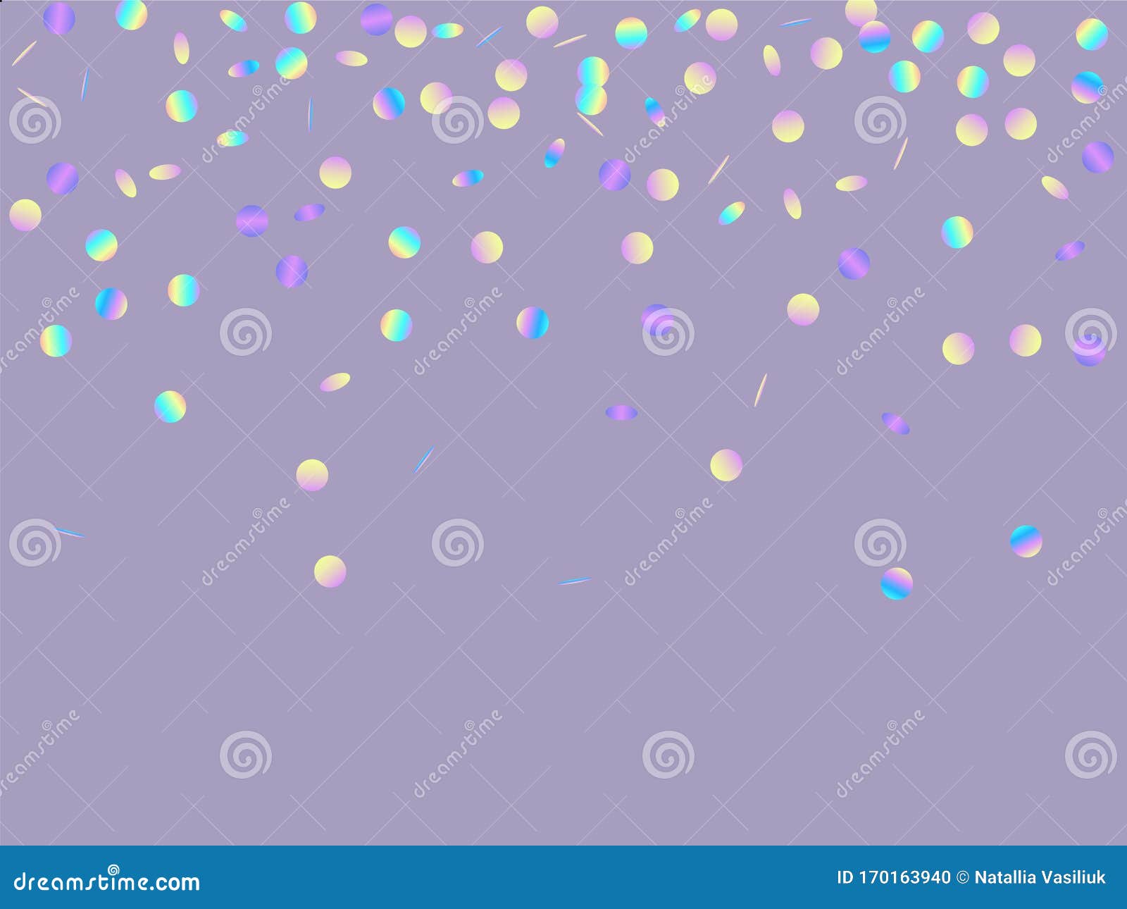 Rainbow Effect Rain Banner. Stock Vector - Illustration of pattern ...