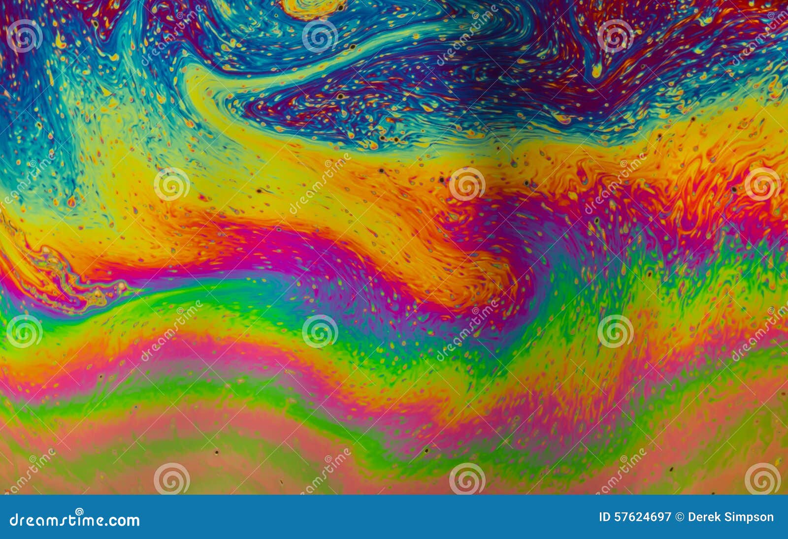 Rainbow Effect Soap Bubble Abstract Background Stock Image - Image of ...
