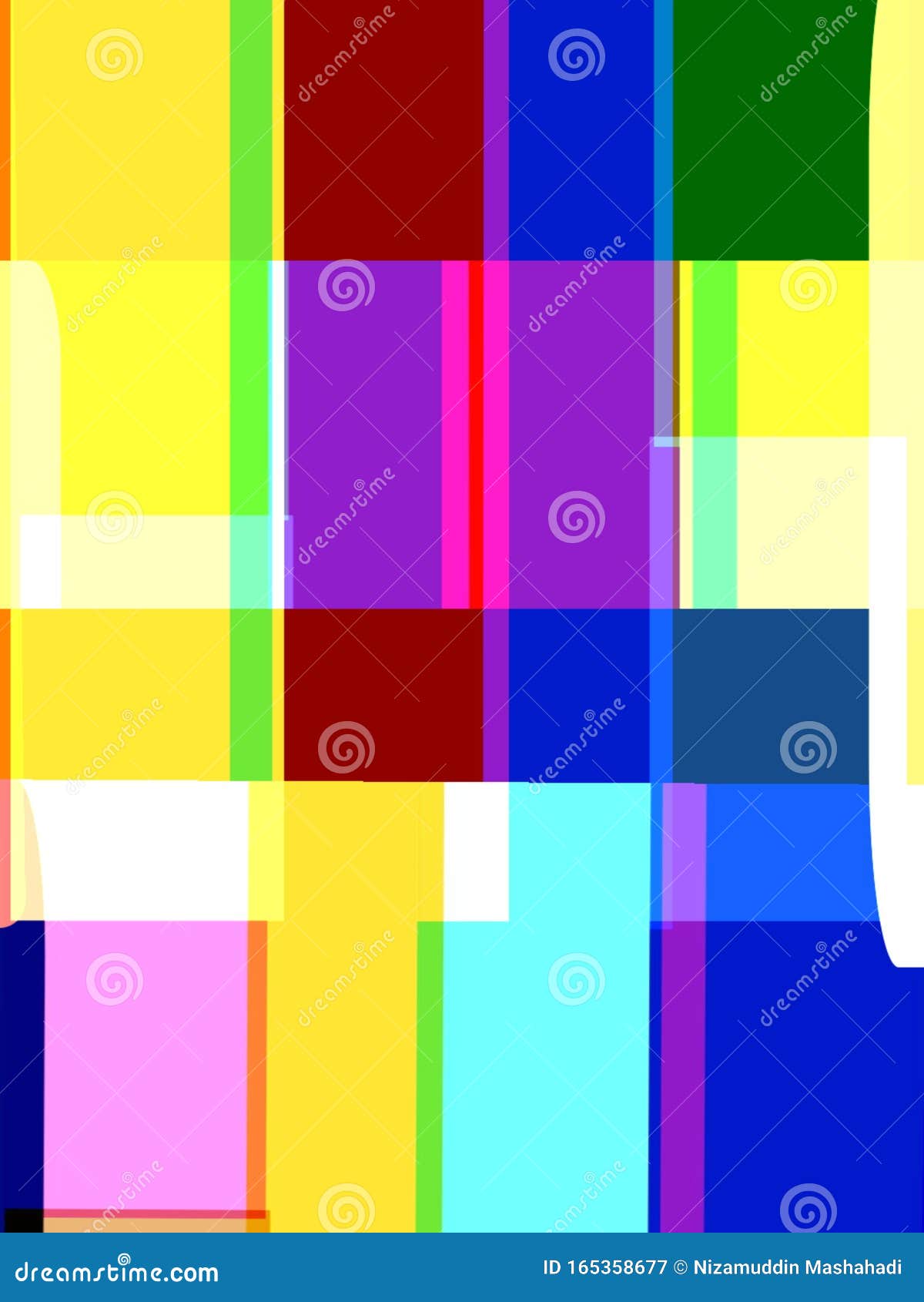 Rainbow Effect strips stock illustration. Illustration of rainbow ...