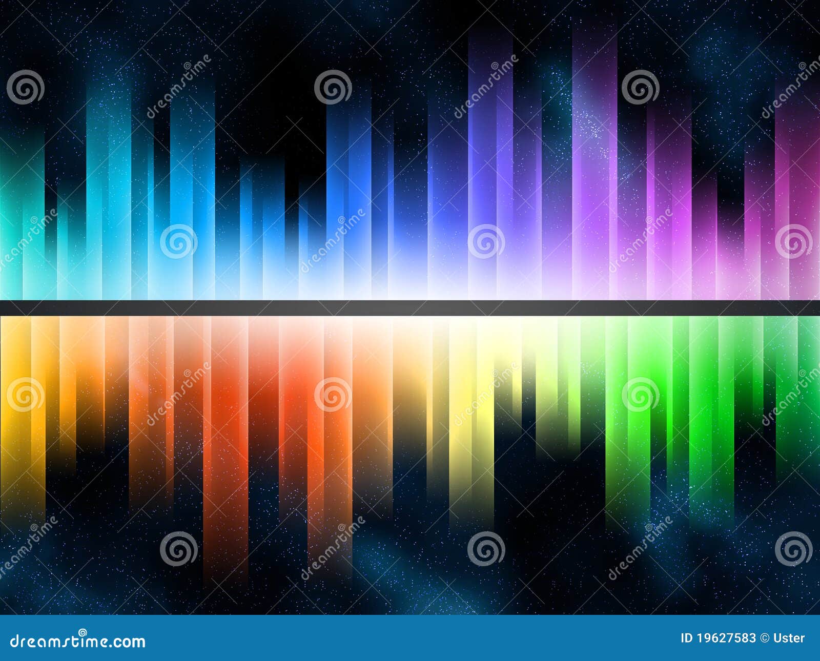 Rainbow equalizer stock illustration. Illustration of symbol - 19627583
