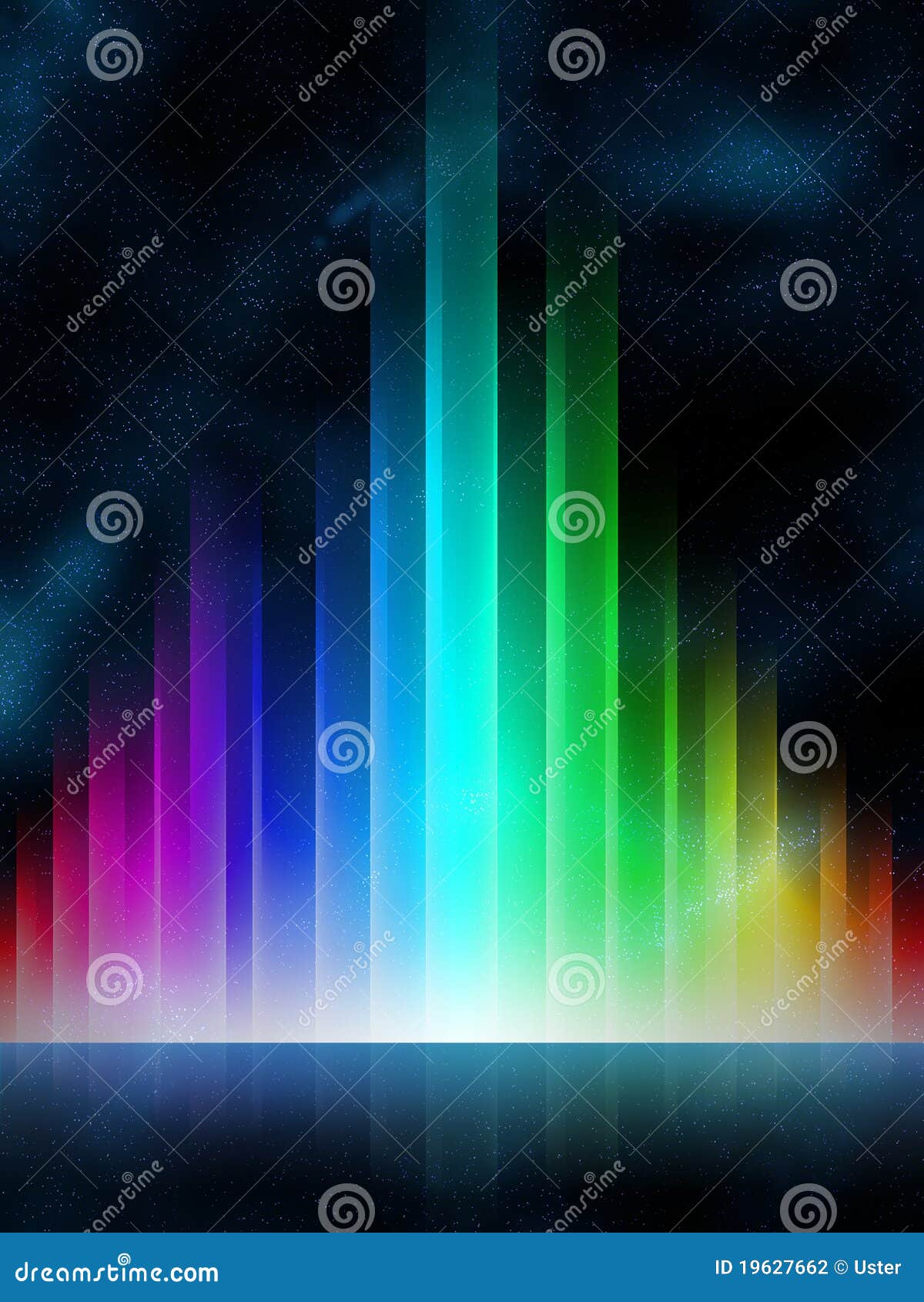 Rainbow equalizer stock illustration. Illustration of stage - 19627662