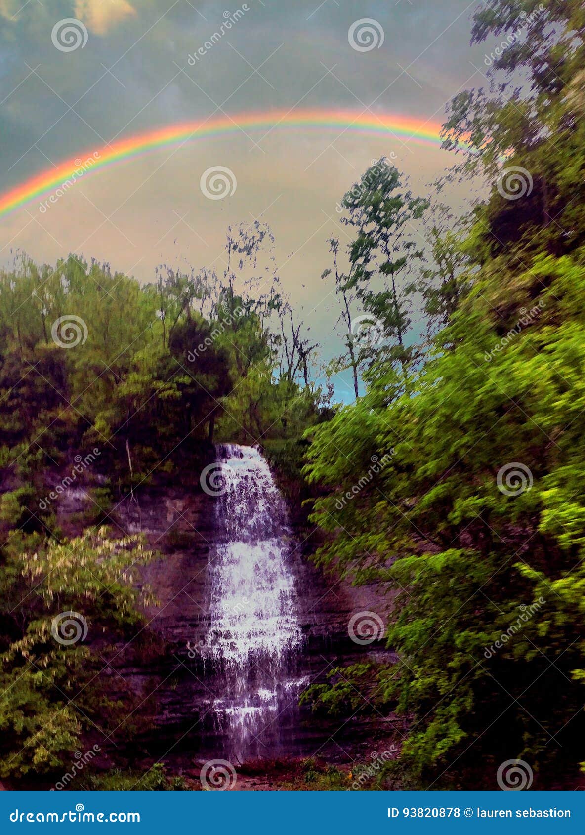 Rainbow fall stock photo. Image of beauty, fall, rainbow - 93820878