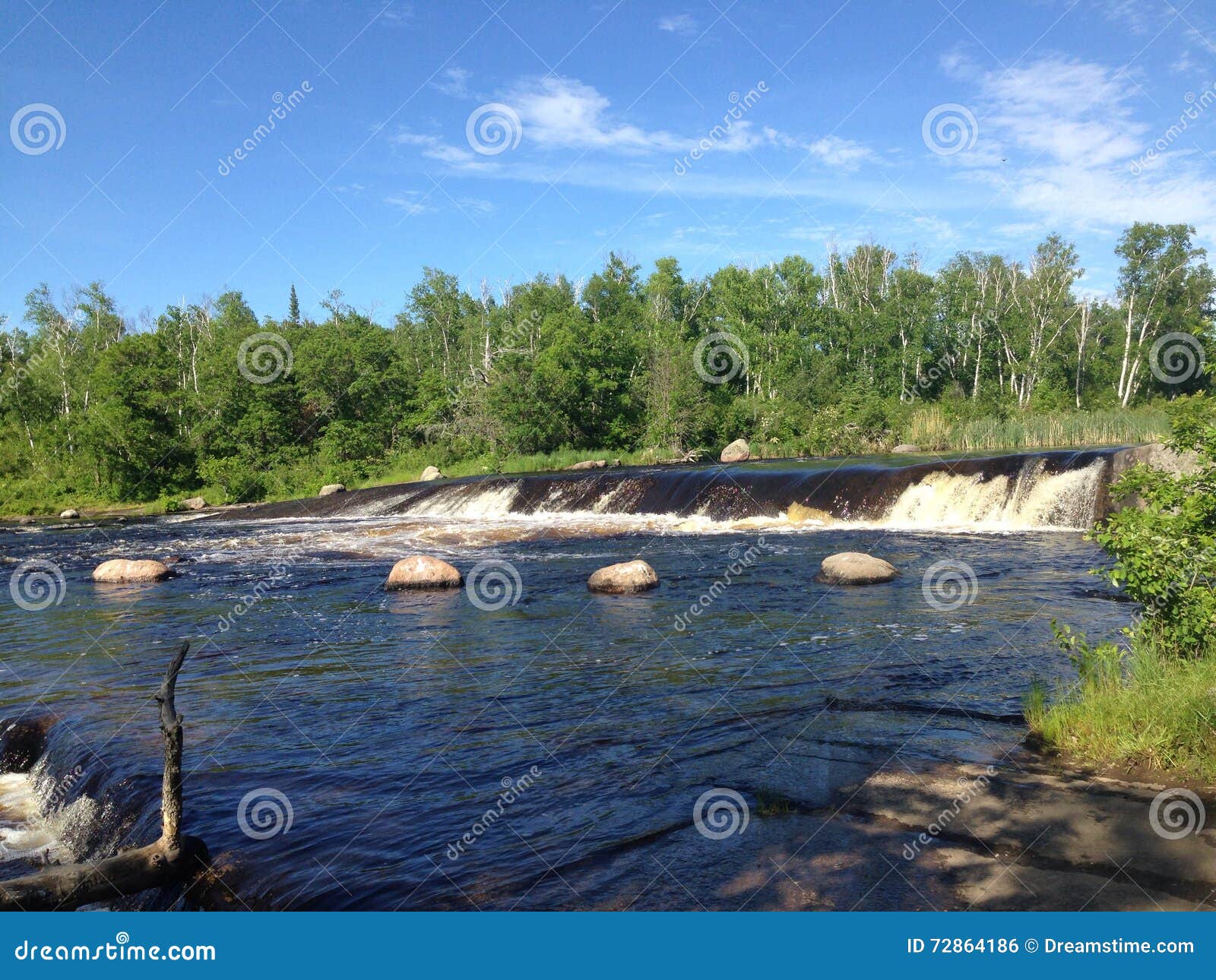 Rainbow Falls Winnipeg Canada Stock Photo - Image of rainbow, waterfall ...