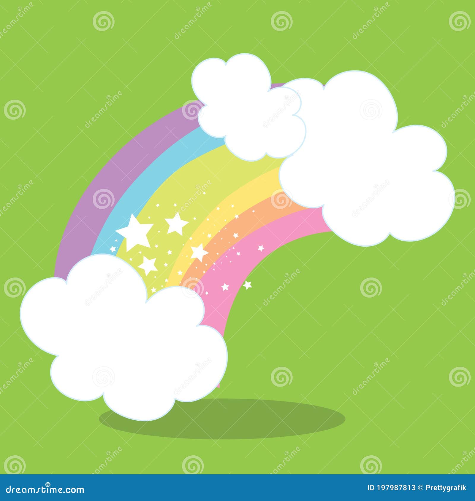 Rainbow fat 07 stock vector. Illustration of graphic - 197987813