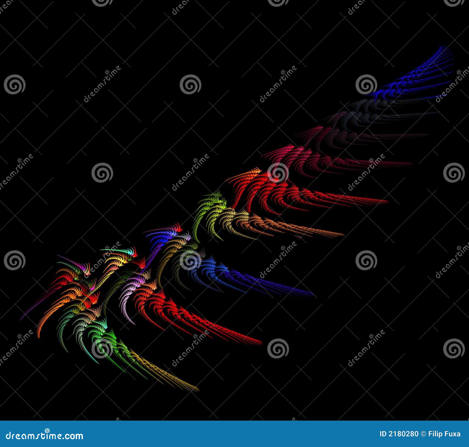 Rainbow Spikes Square Frame Border Royalty-Free Stock Photo ...