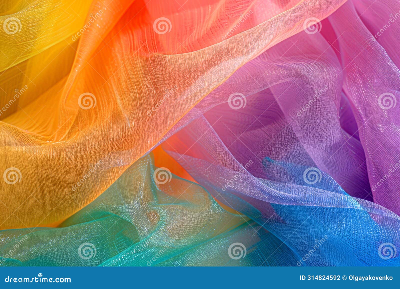 Rainbow Fine Mesh Fabric Texture Stock Illustration - Illustration of ...