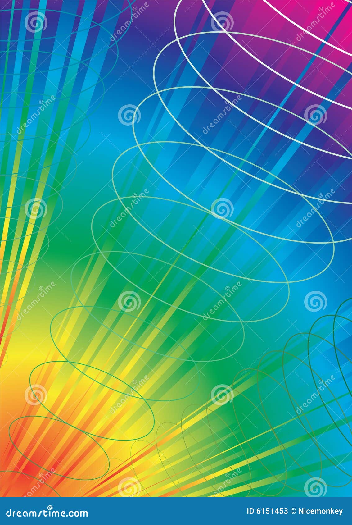 Rainbow fire stock vector. Illustration of bright, draw - 6151453